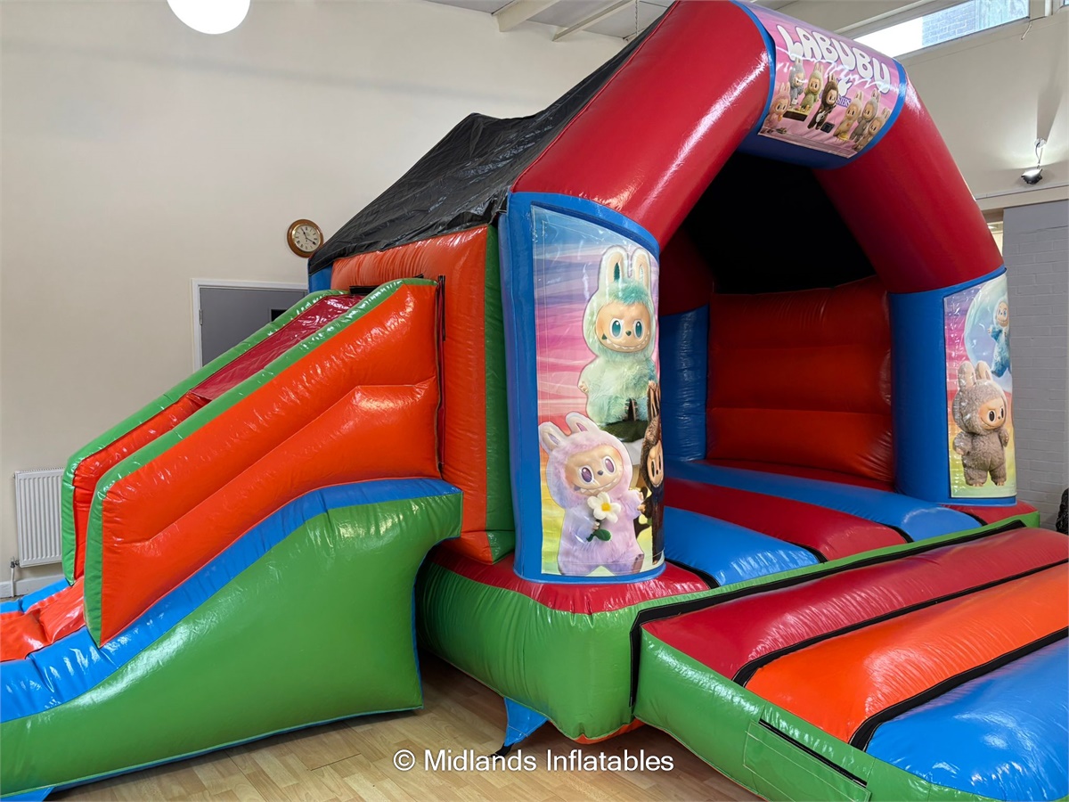 18x12ft Labubu Bounce and Slide Combi - Bouncy Castle Hire in ...