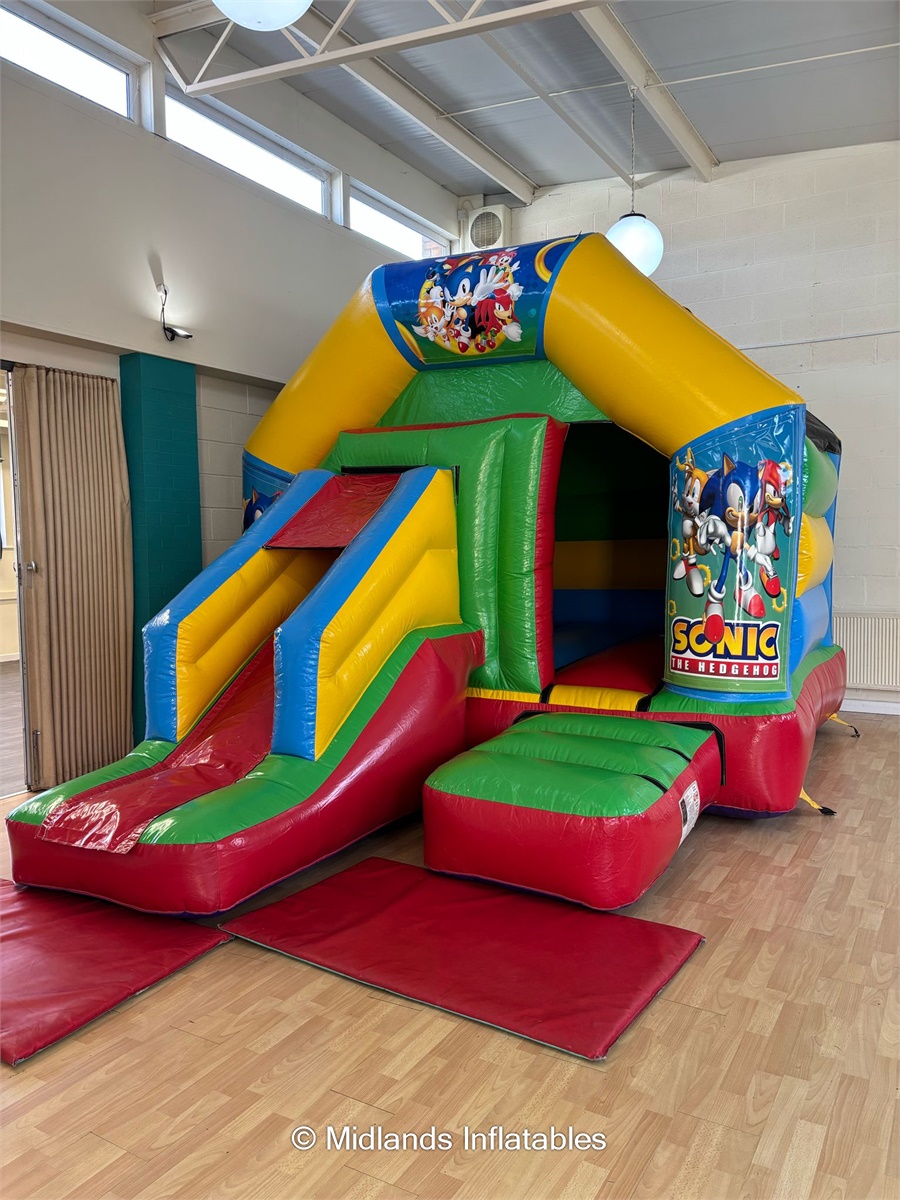 Brand New Sonic Fun - Bouncy Castle Hire in Birmingham, Coventry ...