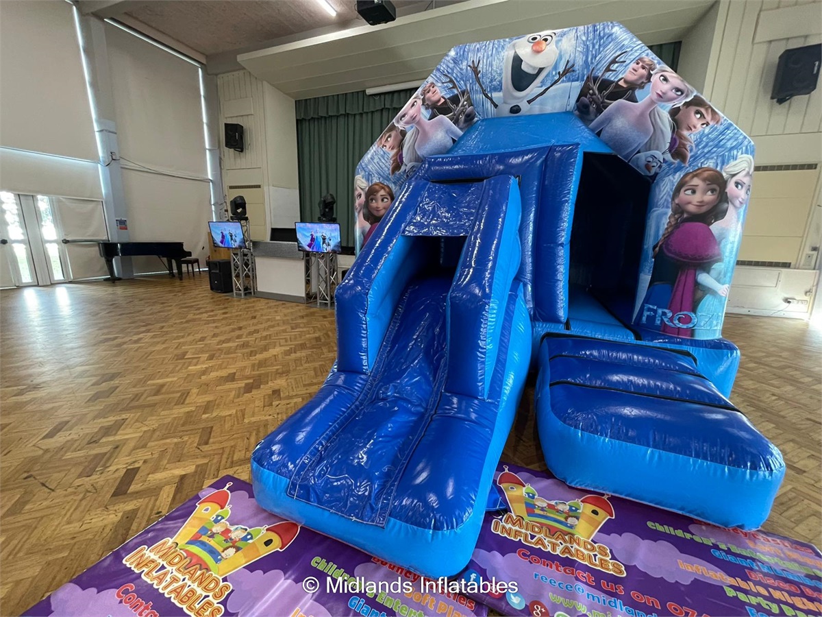 Children's Entertainer and Frozen Bouncy and Slide Combi (12x17ft) (2 ...