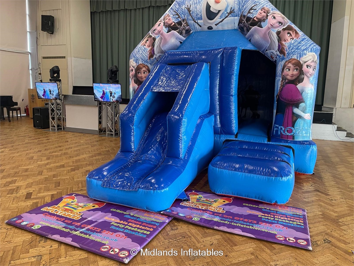 Frozen DISCO Bounce & Slide Combi (12x17ft) - Bouncy Castle Hire in ...