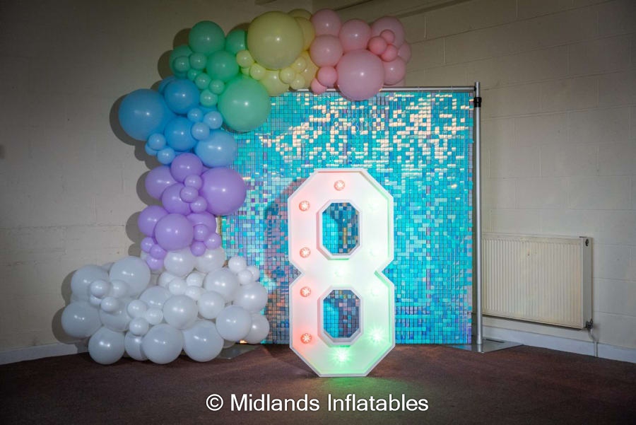 Giant Number 8 - Bouncy Castle Hire in Birmingham, Coventry, Sutton ...