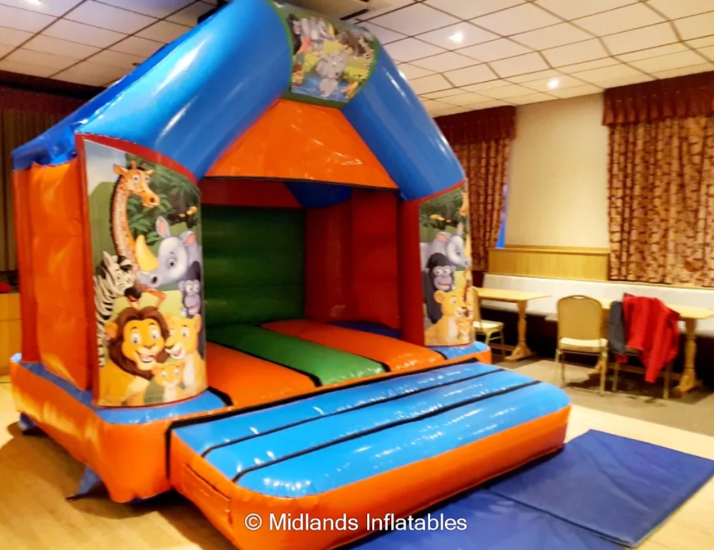 Jungle DISCO Bouncy Castle (10x10ft) - Bouncy Castle Hire in Birmingham ...