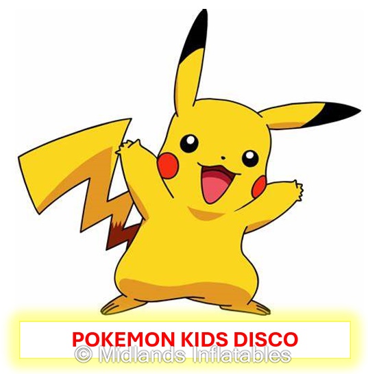 Kids Disco Pokemon (2 Hours) - Bouncy Castle Hire in Birmingham ...